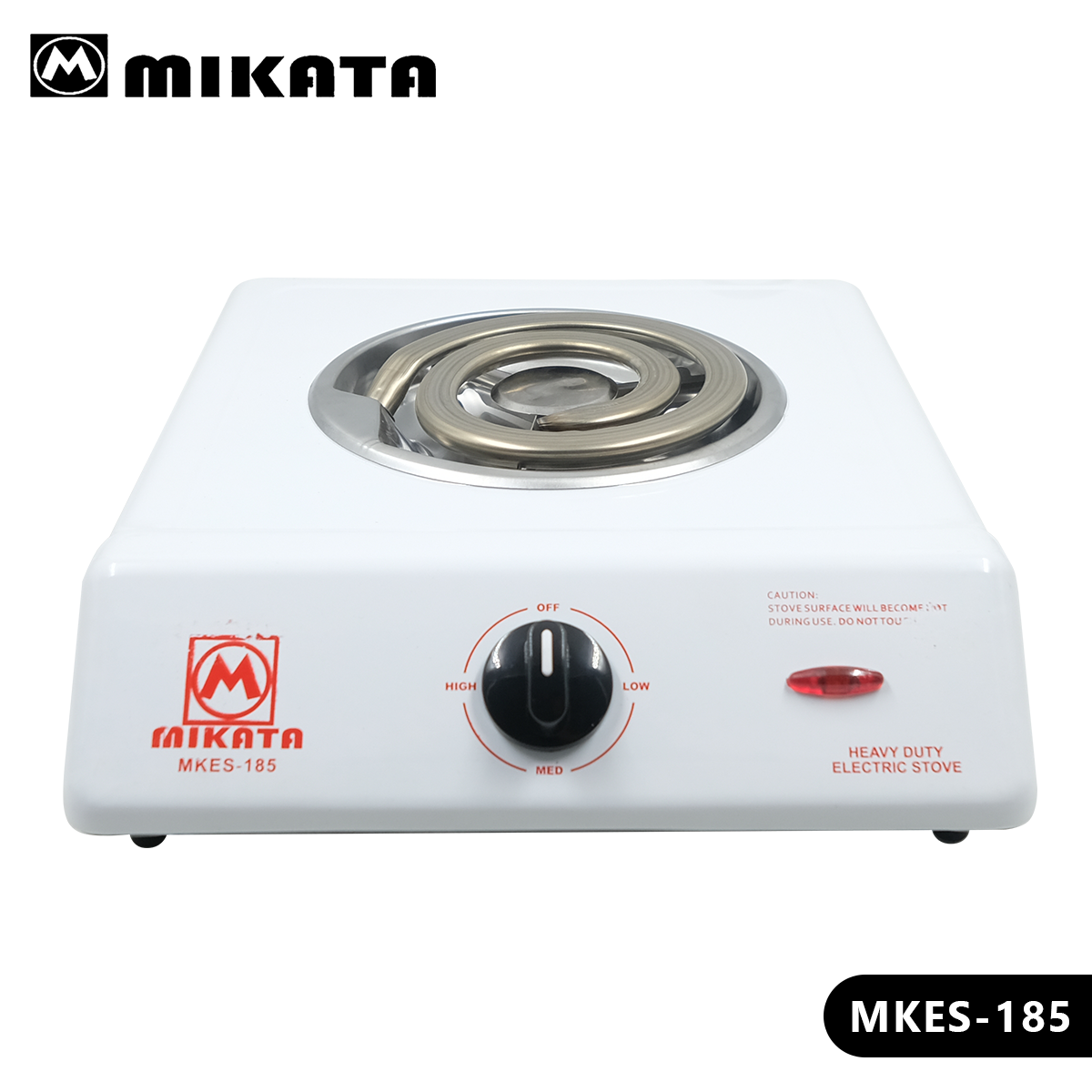 Heavy Duty Electric Stove Single Burner Kitchen Appliance 1000W MIKATA-185 | Lazada PH
