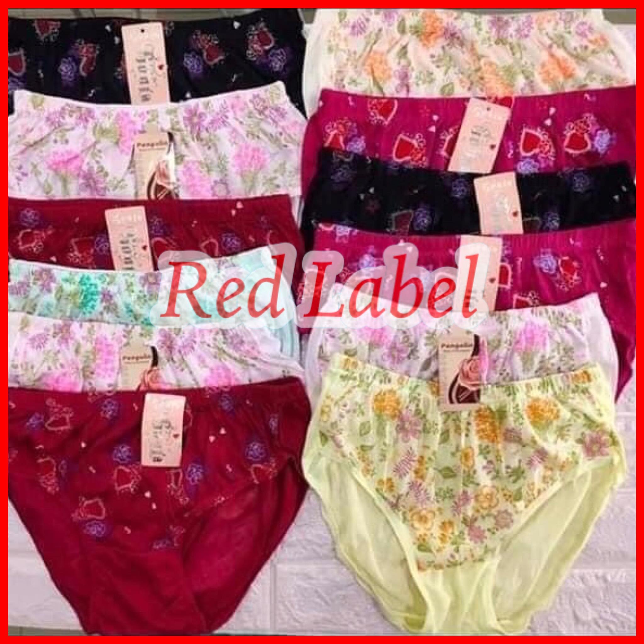 Red Label 3pcs Assorted Colors Plus Size Mommy Panty(Assorted Designs ...