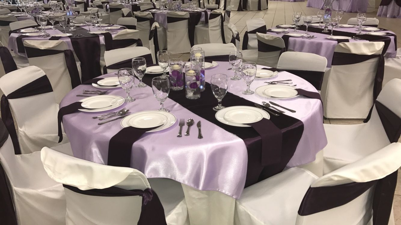 Black Ribbons for Monoblock Chair Seat Cover (Geena Cloth) For Catering ...