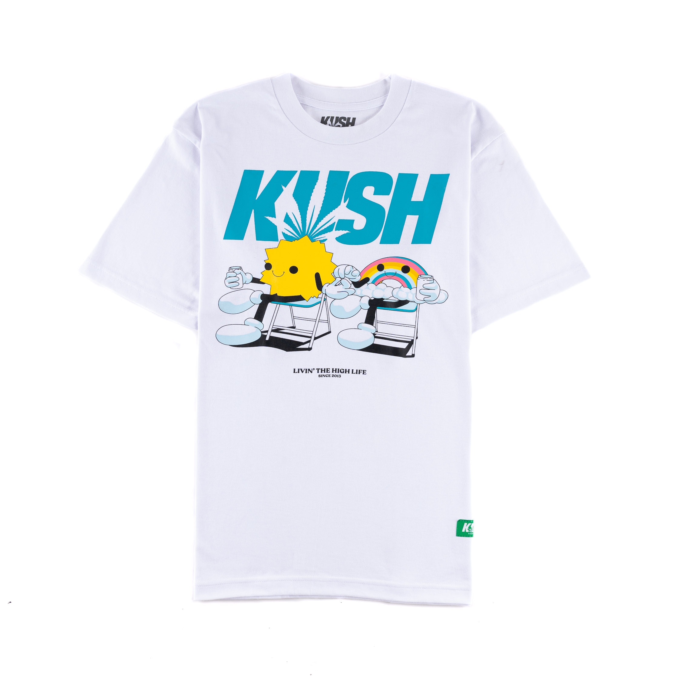 KUSH Co. SUNSHINE AND RAINBOW (White) Classic T-Shirt | Lazada PH