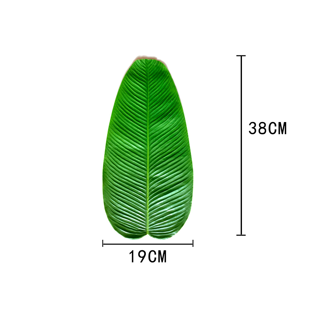 Jozoo Fake banana leaf Artificial banana leaf Fake banana leaf S/M/L ...