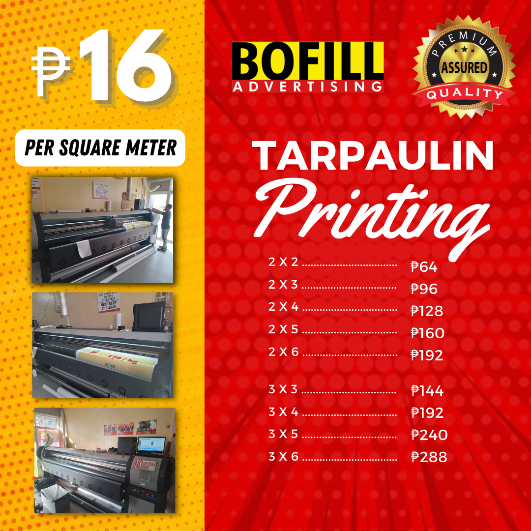 RUSH!! TARPAULIN PRINTING | Lazada PH
