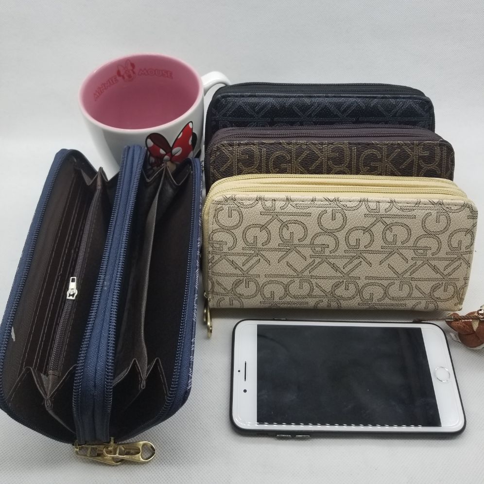 lds fashion Korean style forever young lds 2 zipper long wallet pouch ...