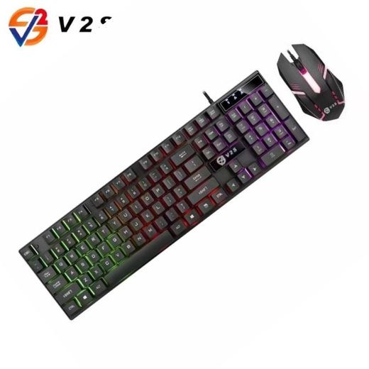 INPLAY KB066 Keyboard USB Smooth Touch keyboard 104 key Wired Silent ...