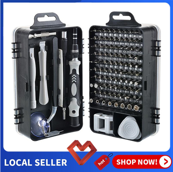 【Ready Stock】 122 in 1 Screwdriver Set Tools Kit Mini Precision ...