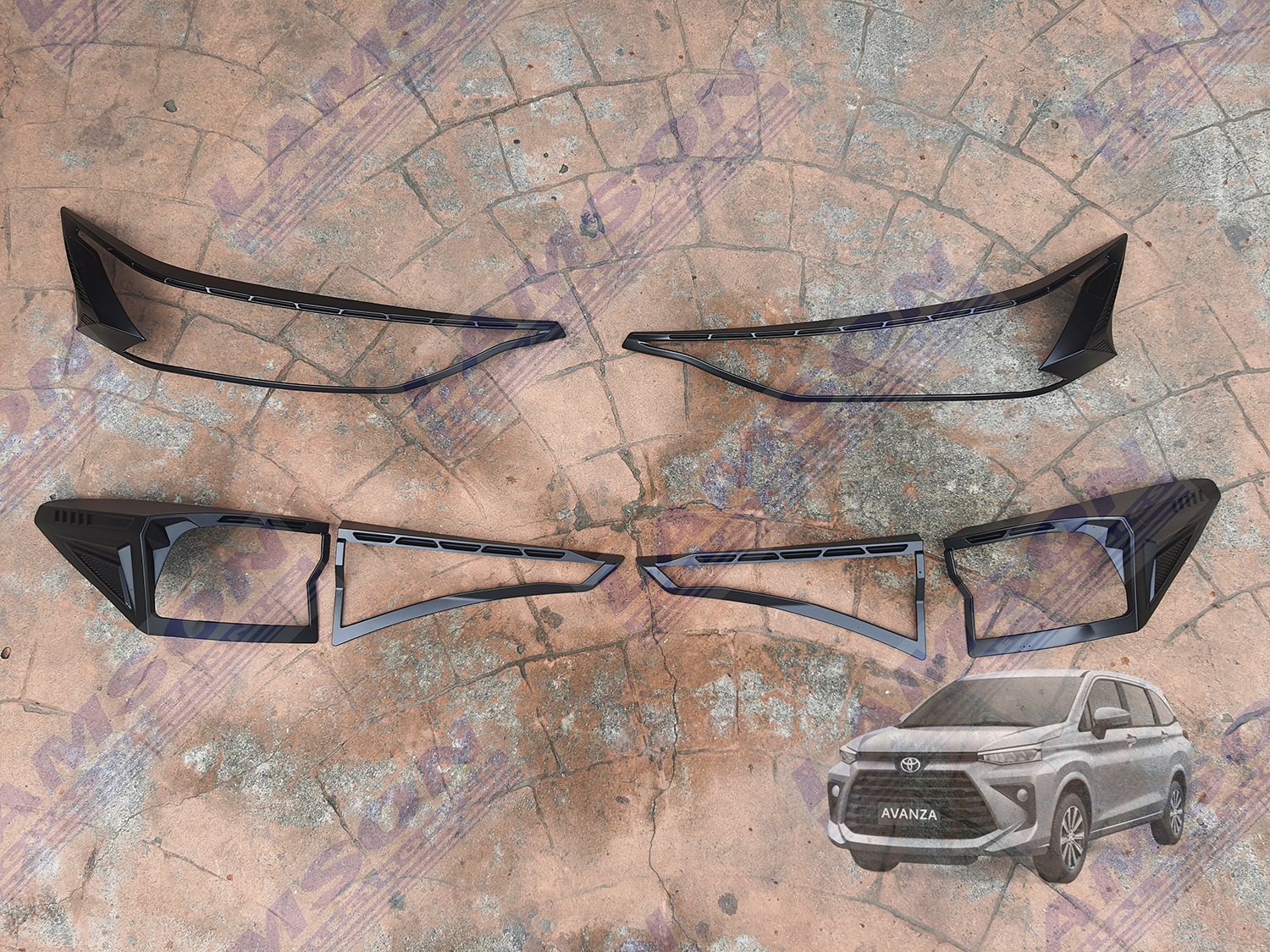 Toyota Avanza 3rd Generation 2022 - 2024 Headlight and Taillight Cove ...