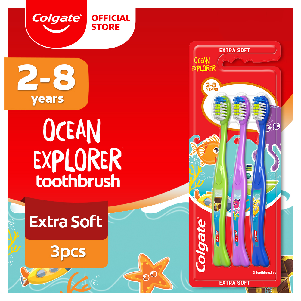 Colgate Kids Ocean Explorer Toothbrush Multipack (2-8 years) | Lazada PH