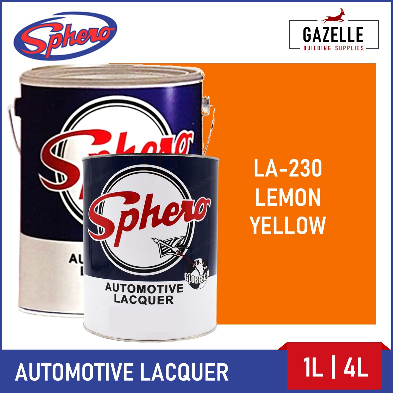 Sphero Automotive Lacquer Lemon Yellow 1L | Lazada PH