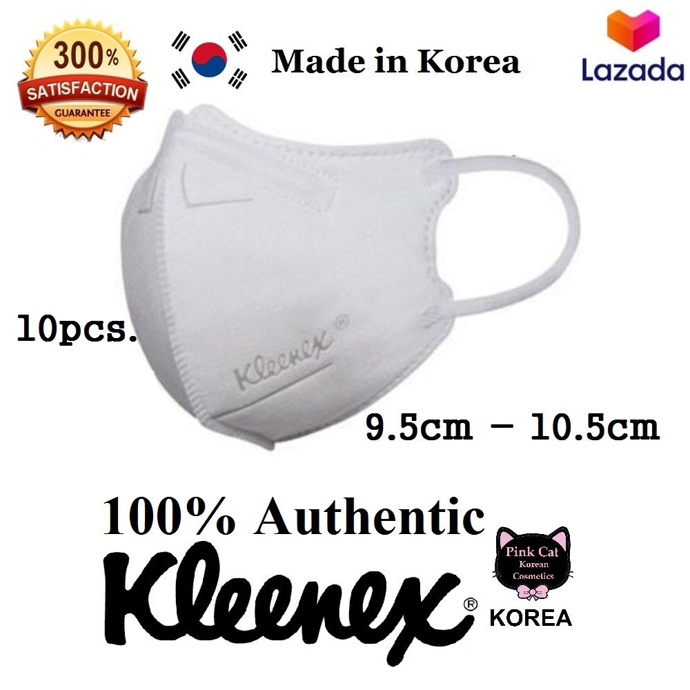 Made in Korea KLEENEX Daily Prevention KF94 Mask (White) Small 9.5cm ...