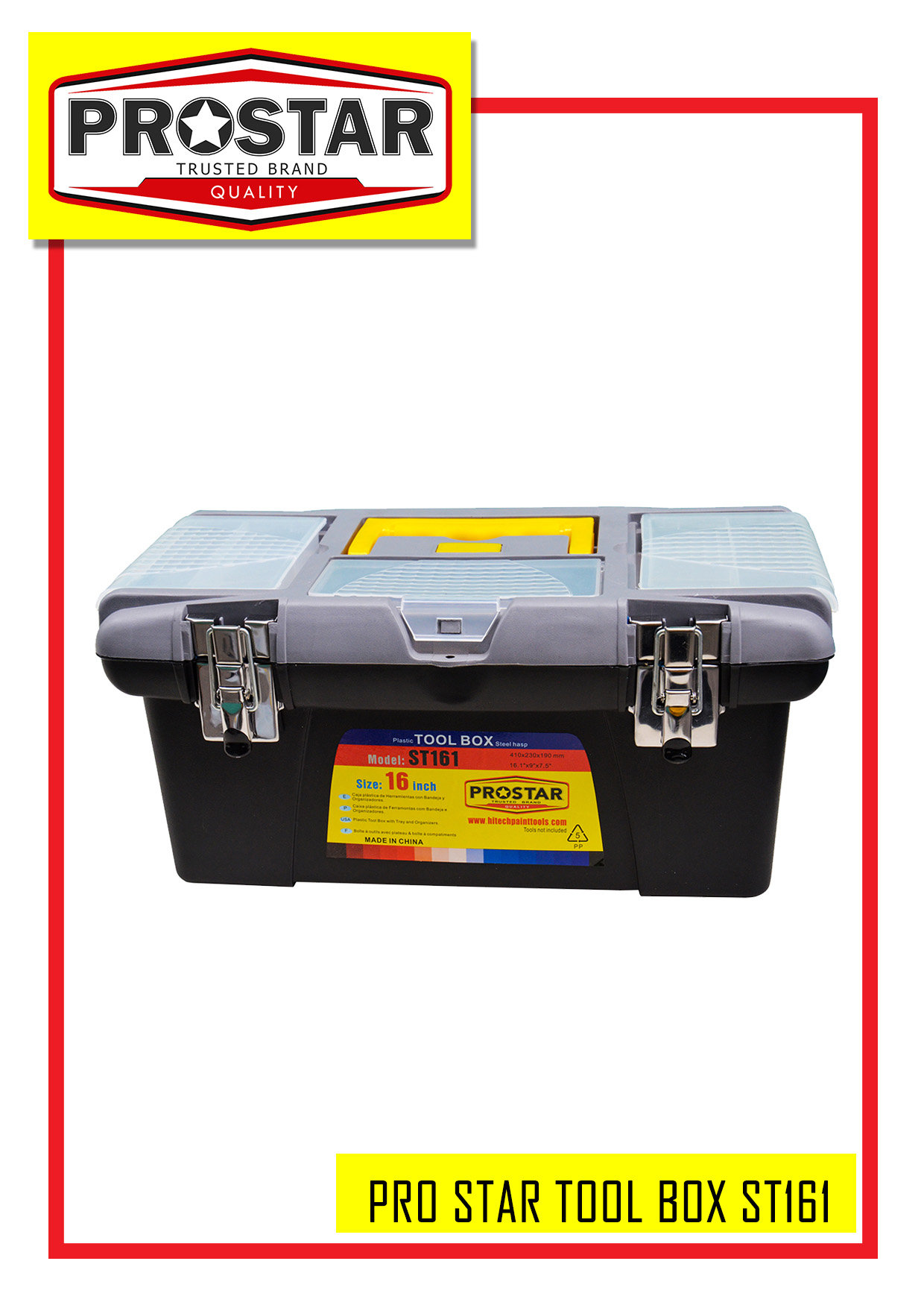 Pro Star Tool Box ST Series No. ST161 | Lazada PH