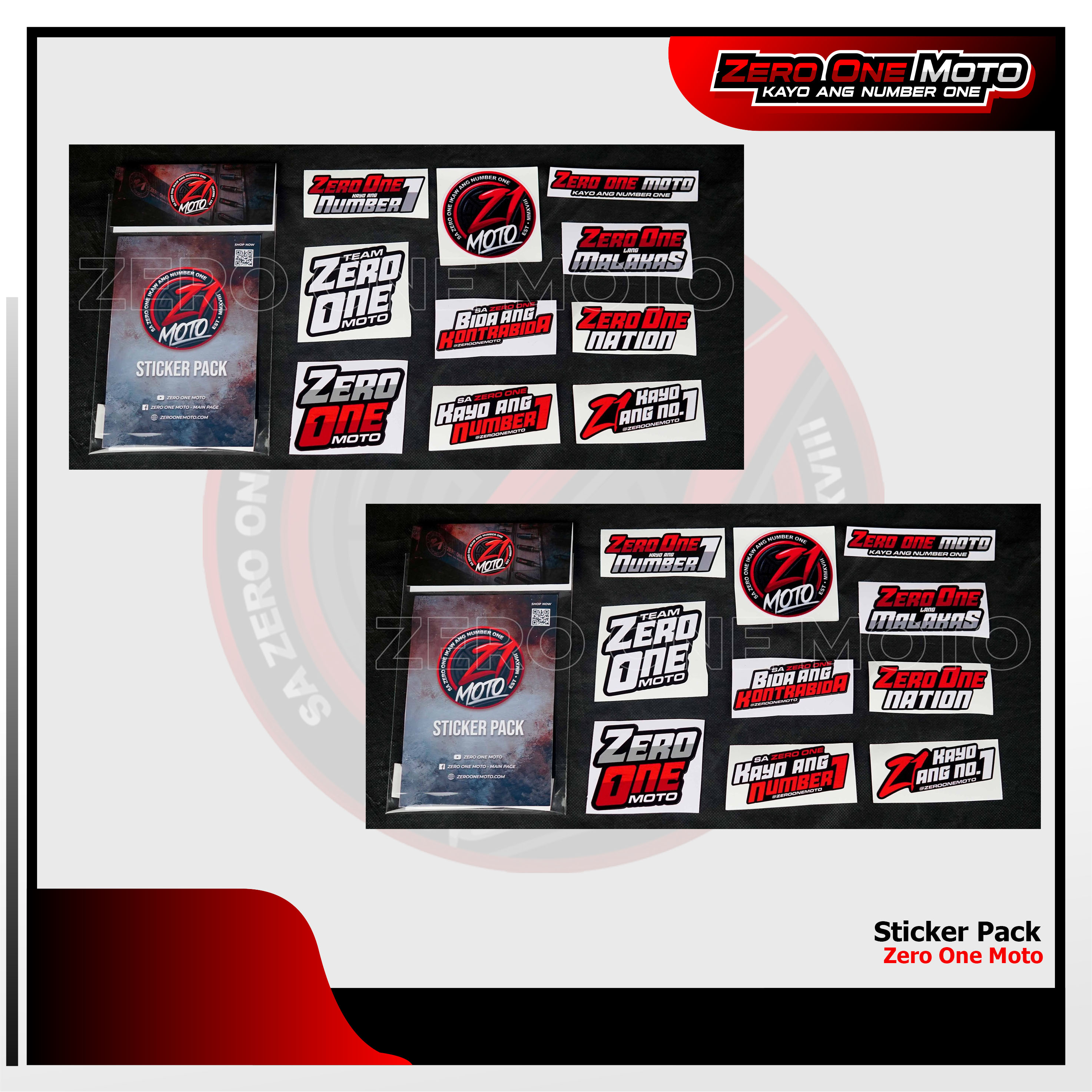 ZERO ONE MOTO STICKER PACK V3! | Lazada PH