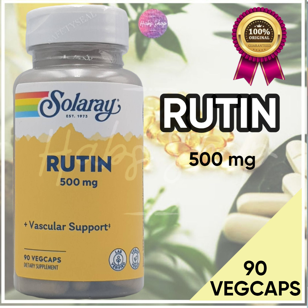 Thompson Rutin 500 mg 60 Tablets or Solaray Rutin 500 mg 90 Vegcaps ...