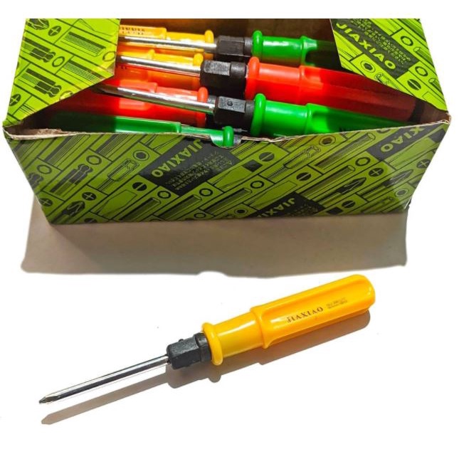 Dual Way Flat Head 5mm Phillips Magnetic Tip Screwdriver Plastic Hard ...