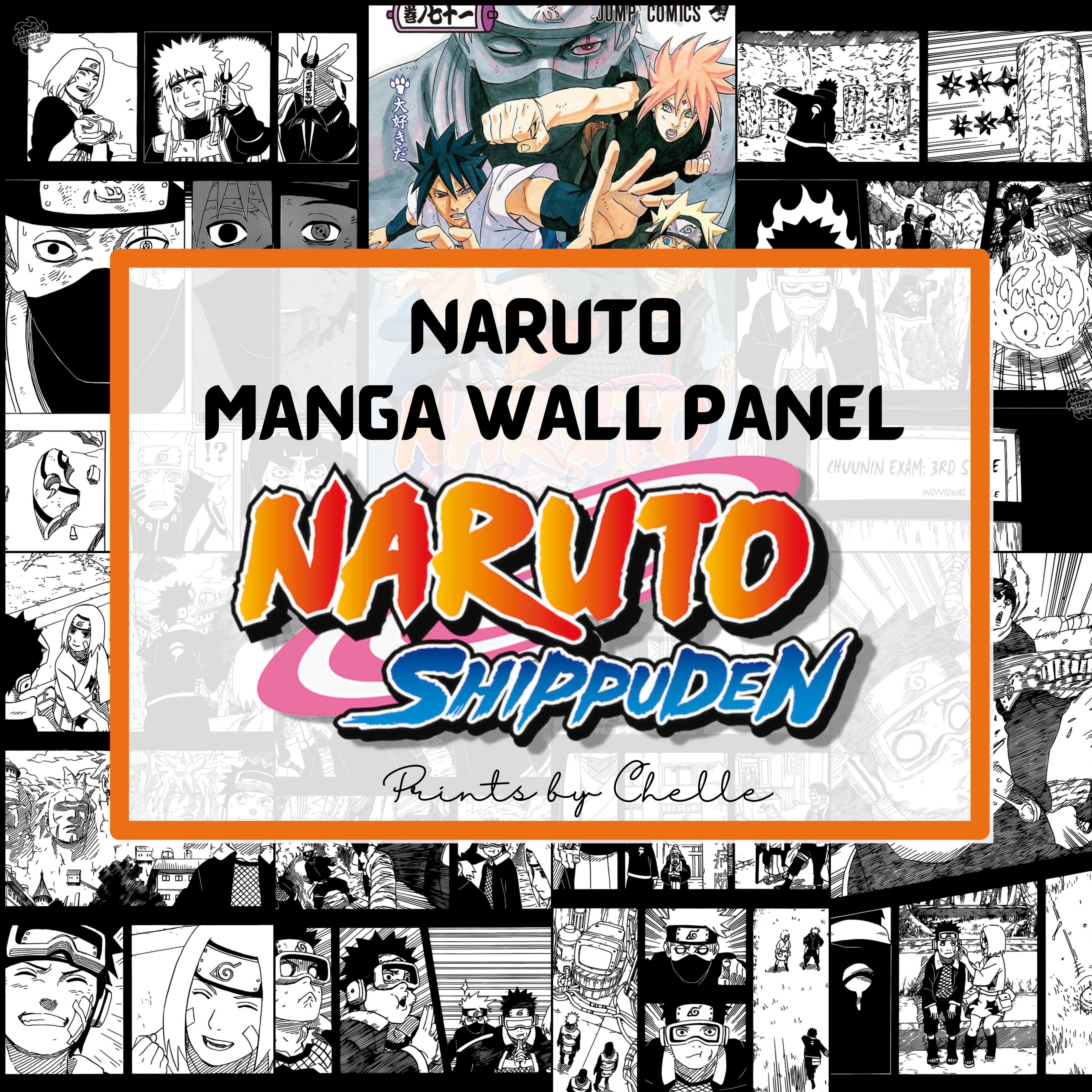 [PRINTS BY CHELLE] NARUTO Anime Manga Panel Wall Decor Sticker - A6 4x6 ...