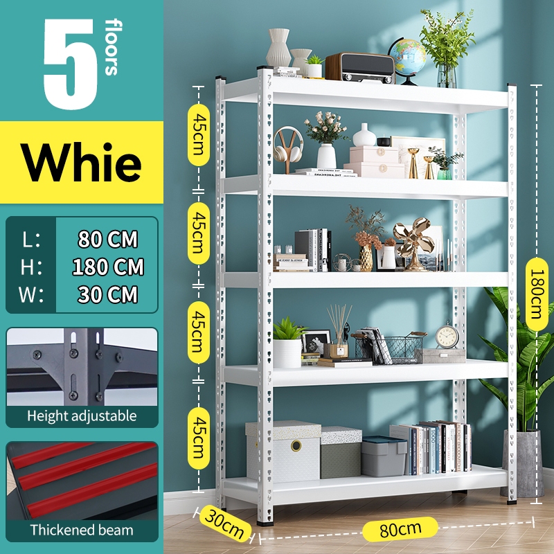 ESH Angle Steel Storage Shelves Metal rack 3 Layers-5 Layers organizer ...