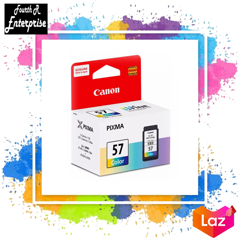 Canon 57 CL-57 Tri-Color Original Pixma Ink Cartridge | Lazada PH