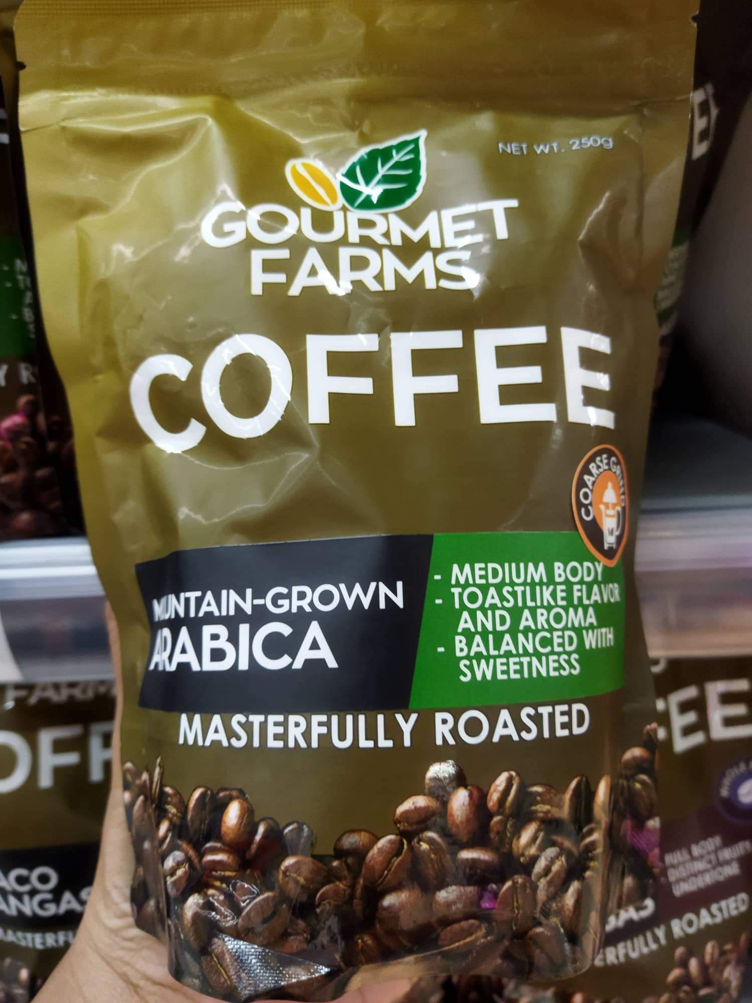 GOURMET FARMS COFFEE, MOUNTAIN GROWN ARABICA, masterfully roasted (500 ...