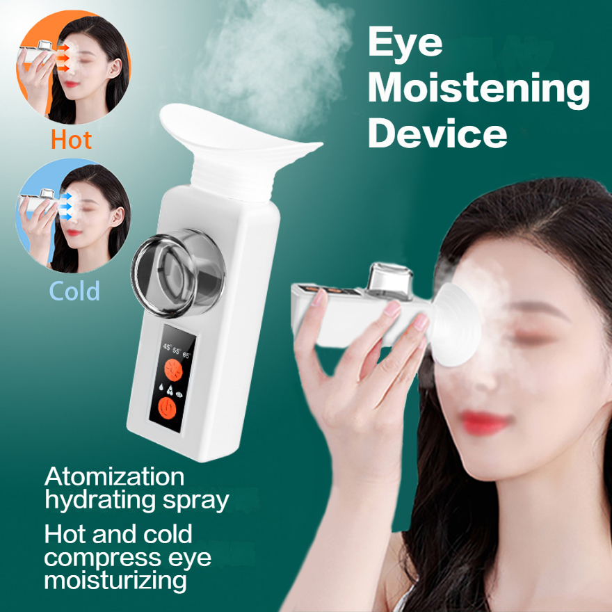 Nano Spray Eye Moisturizer Hot Cold Compress Eye Steamer Sprayer ...