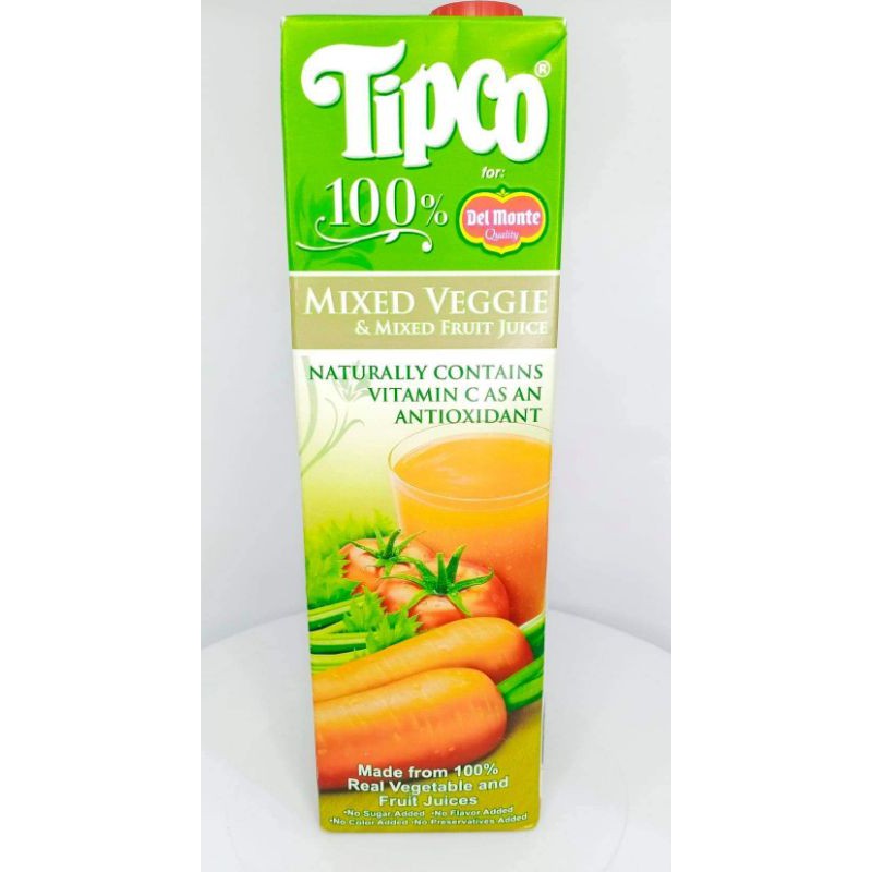 Tipco Mixed Veggie & Mixed Fruit Juice 1 Liter | Lazada PH