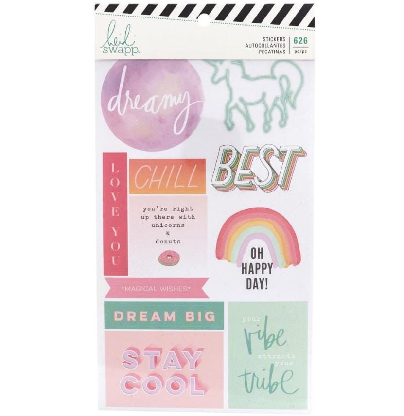 Magical Foil Heidi Swapp Storyline 3 Sticker Book | Lazada PH
