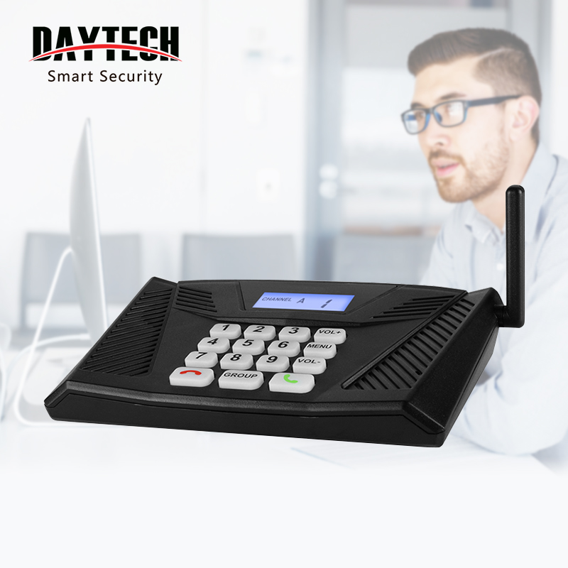 【COD】DAYTECH Wireless Office Intercom System 9 Channel 1500 Meters Long ...