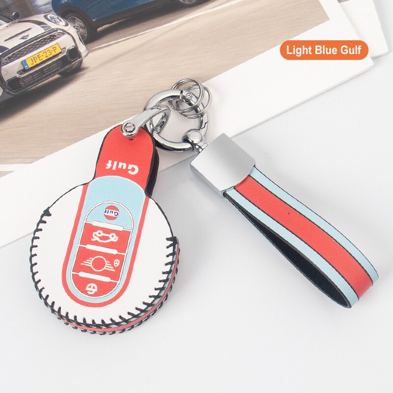 Painted Key Case Union Jack Cover Keychain Decoration For Mini Cooper S ...