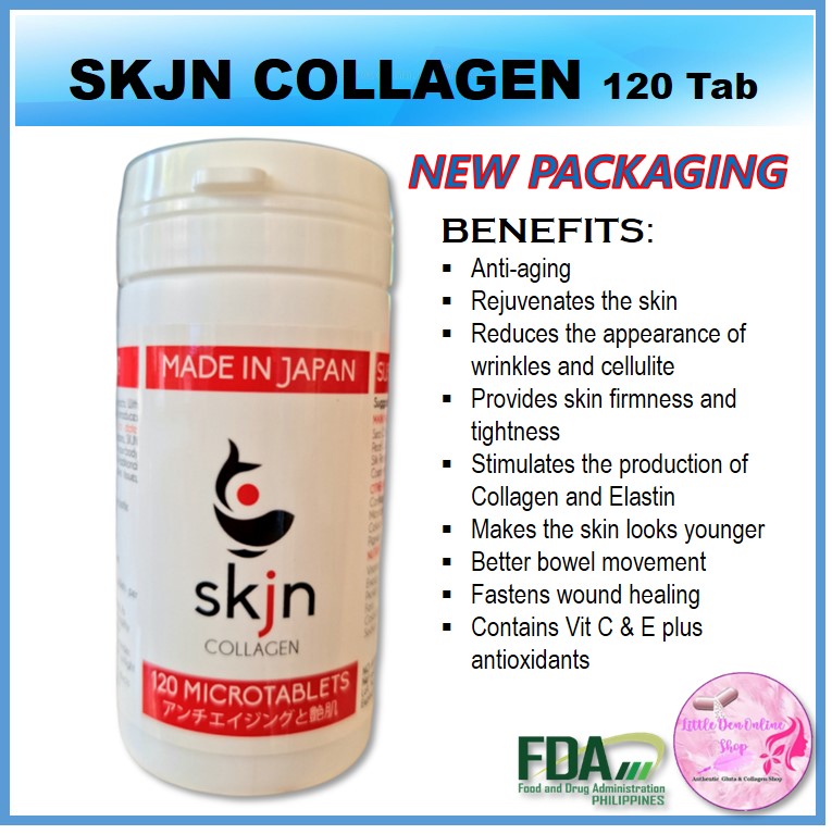 SKJN Collagen 120 Microtablets Made in Japan 120,000mg skjn sjkn ...