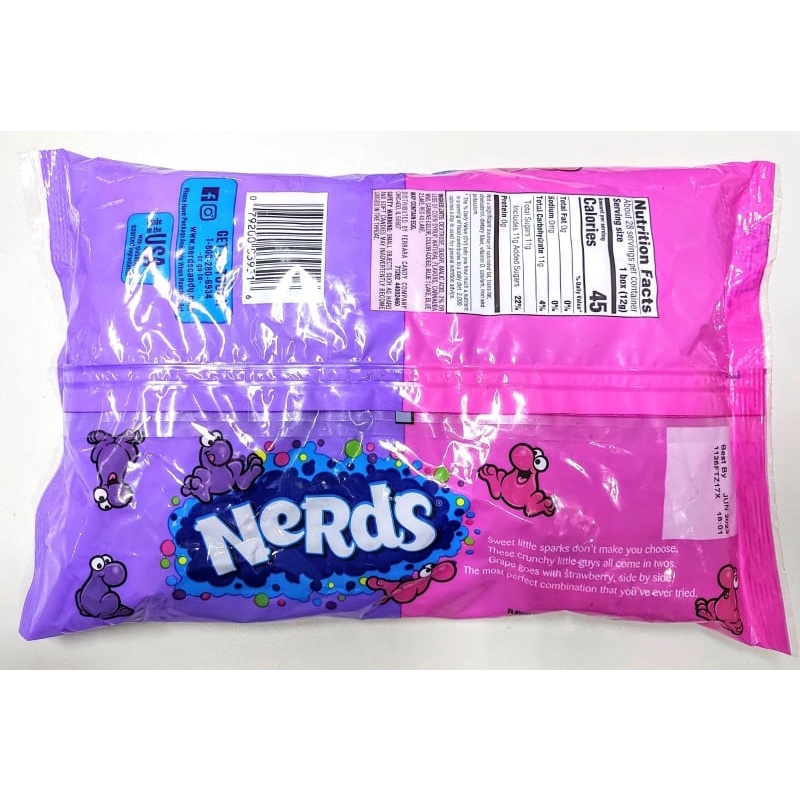 ۞☌ Nerds Fun Size Pack Grape and Strawberry Flavor | Lazada PH