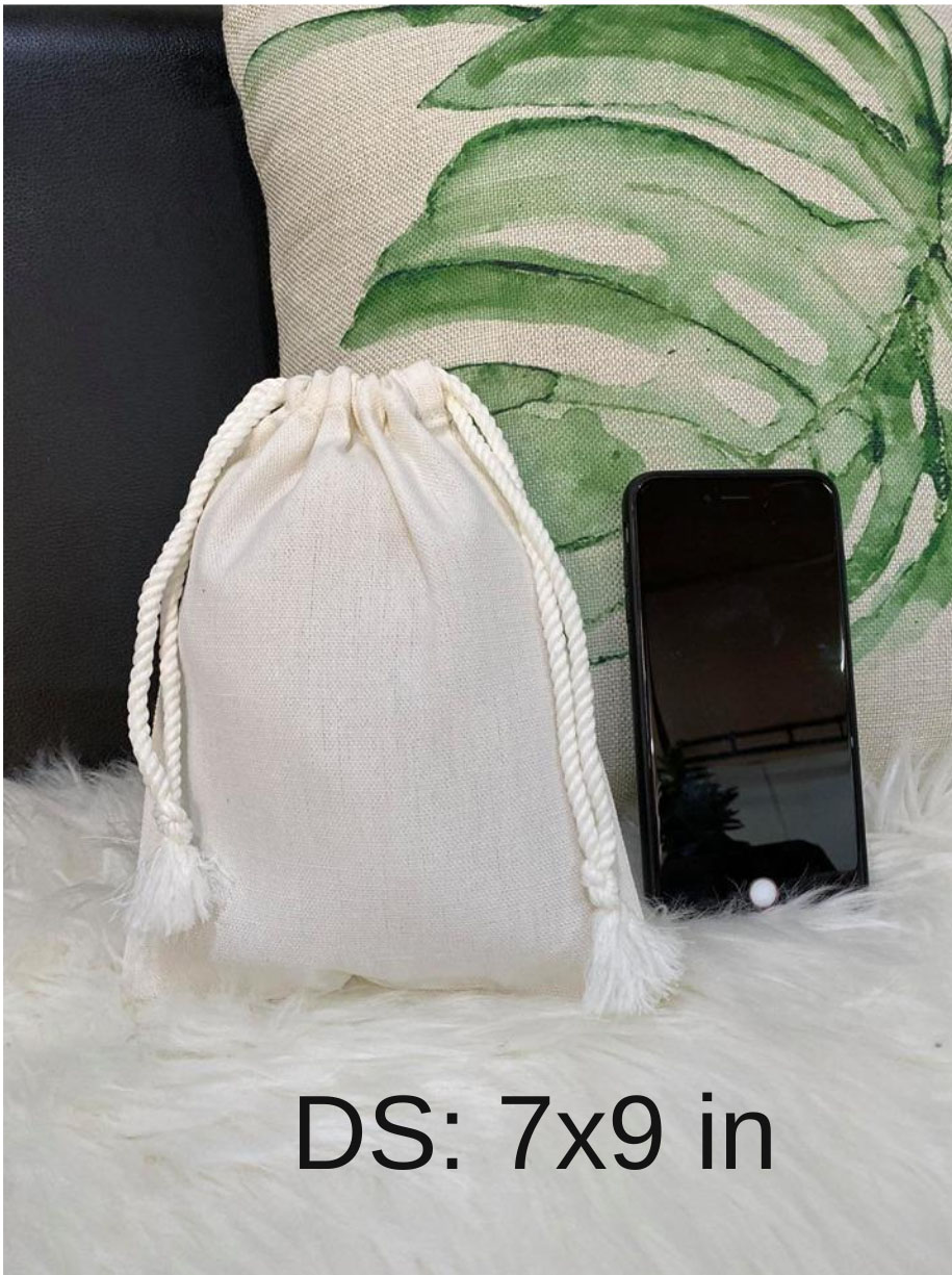 Canvas Plain Drawstring Pouch size Loot Bag Katsa Bag Ecobag | Lazada PH