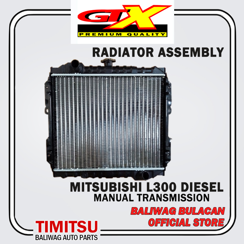 RADIATOR ASSEMBLY MITSUBISHI L300 DIESEL PART NO. RD-M01-16 GTX | Lazada PH