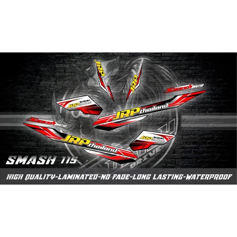 Suzuki Smash 115 Decal Sticker ( Jrp Thailand Design / Latest 2022 ...