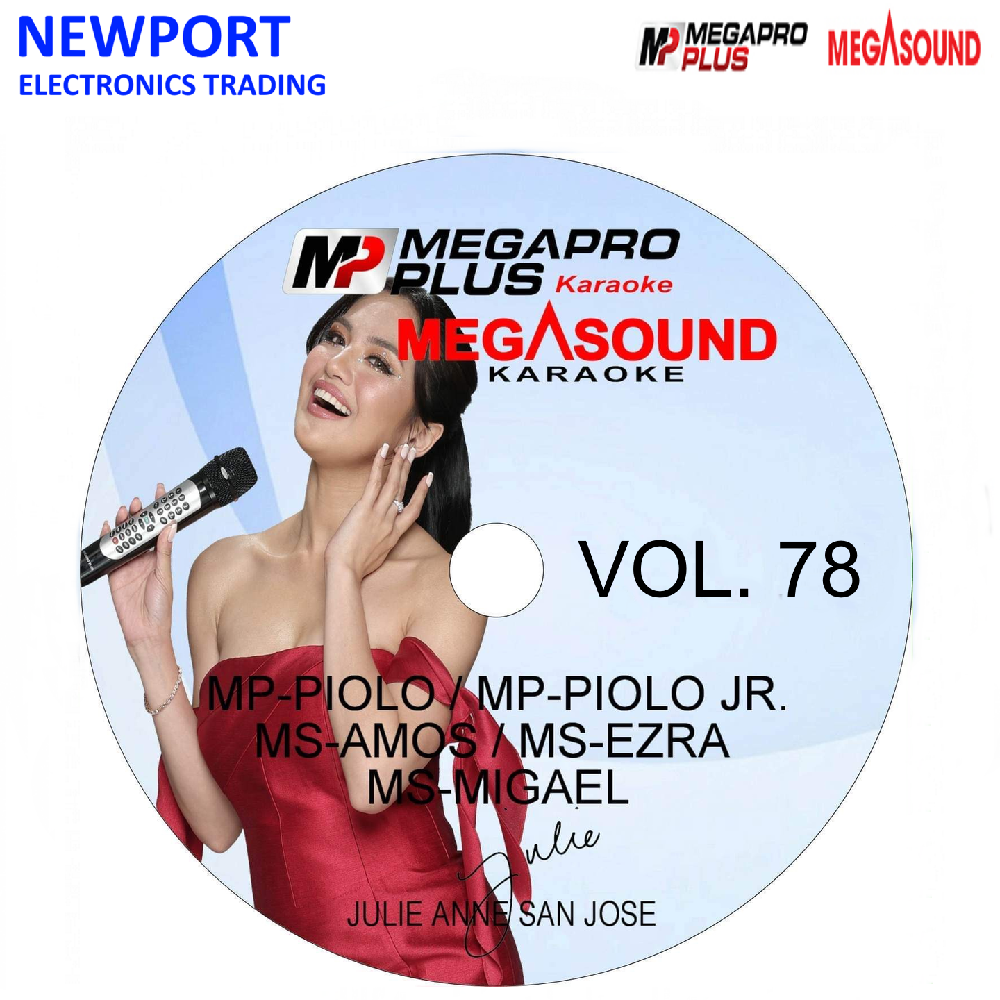 Volume 78 Update Disc for Megapro Plus / Megasound MP100 200 300 700 800 Piolo and Piolo Jr ...