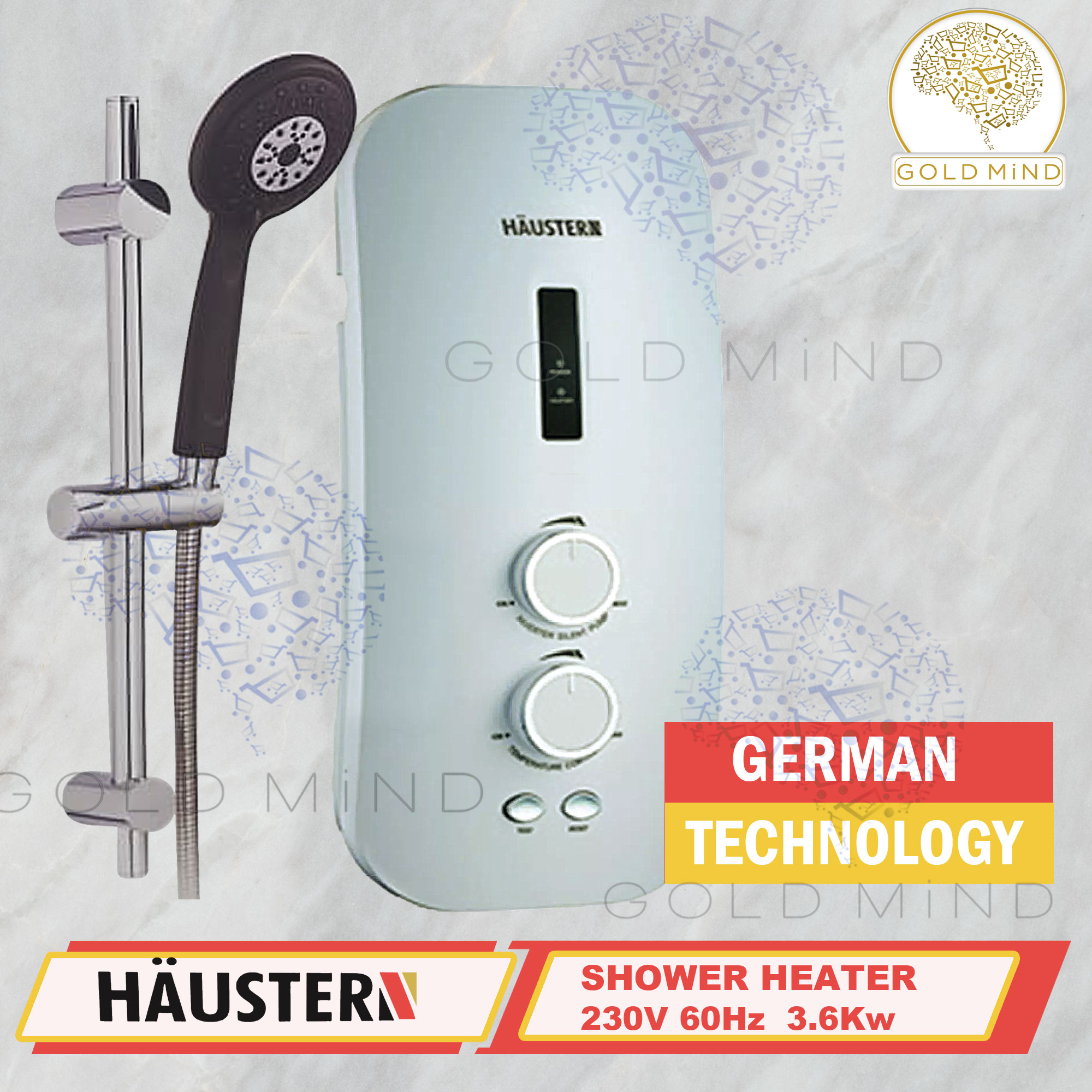Haustern Shower Water Heater German Engineered for Excellence (3.6Kw ...