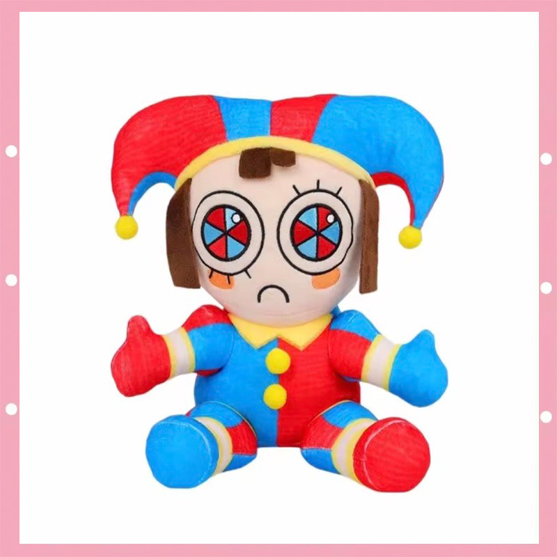 The Amazing Digital Circus Plush Clown Toy Anime Cartoon Doll Pomni ...