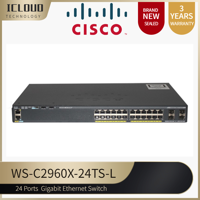 WS-C2960X-24TS-LL Catalyst 2960-X Switch│Cisco WS-C2960X-24TS-LL 24 ...
