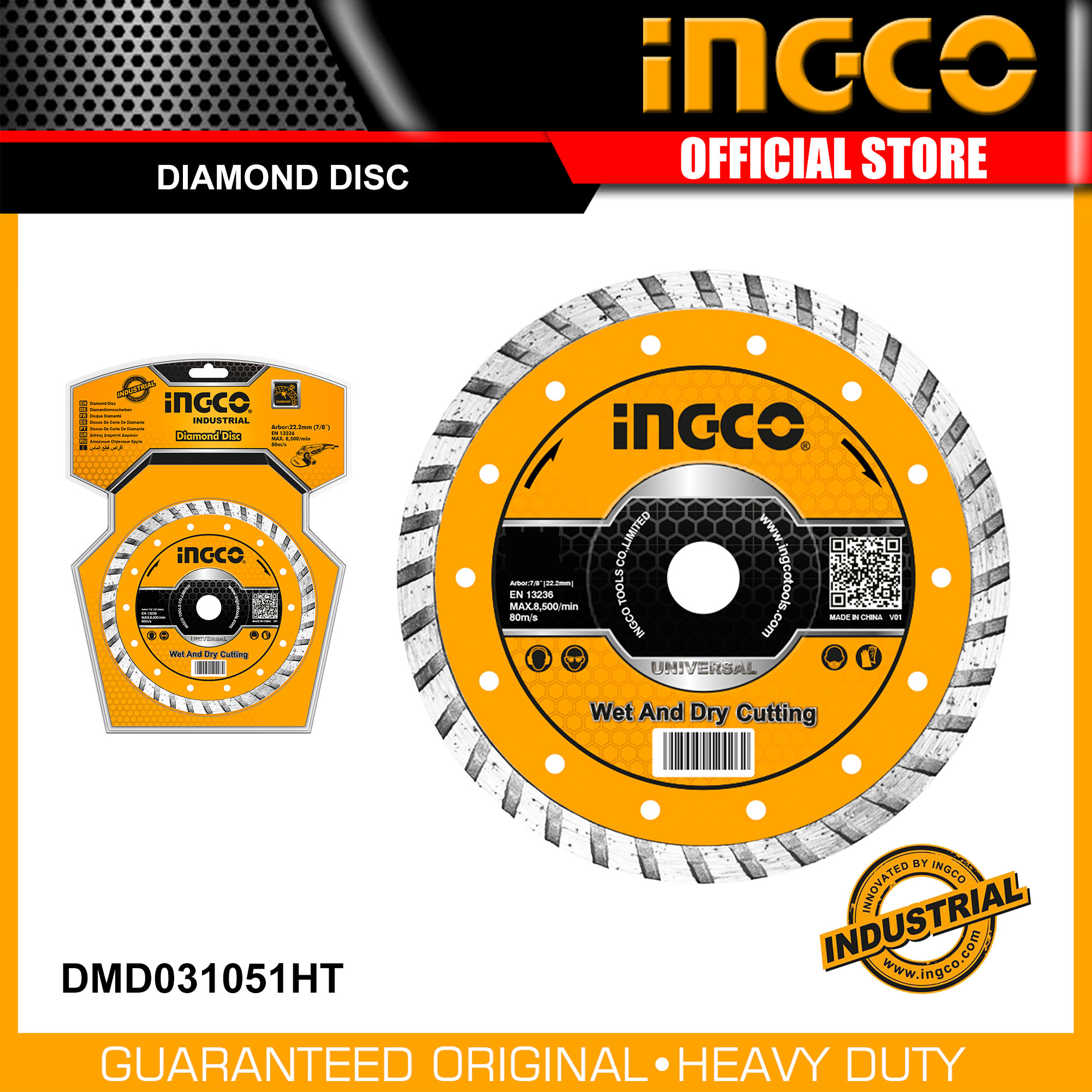 Ingco DMD031051HT Industrial Ultrathin Diamond Disc 4" IHT | Lazada PH