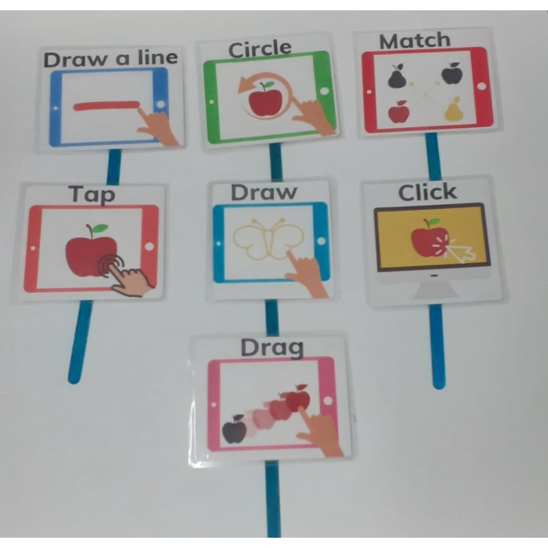 ll3#57 ESL SIGNAGE/VISUAL COMMAND starter pack,, Big and laminated ...