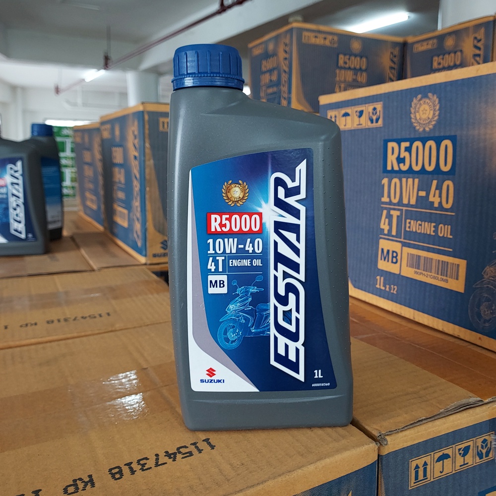 SUZUKI MOTOR OIL 4T ECSTAR R5000 10W-40 MB 1-LITER (990PH-21DB0L0MB ...