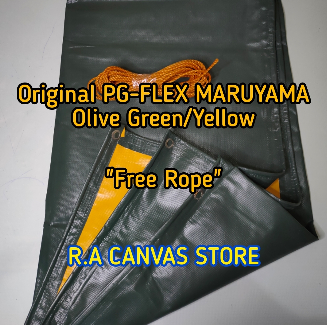 6ft x 24ft ORIGINAL P.G FLEX MARUYAMA S400 BRAND Tarpaulin Trapal Tolda ...
