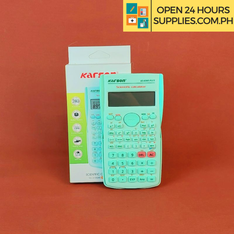 Calculator (Karson) Scientific Calculator 12 Display KS-83MS Plus High ...
