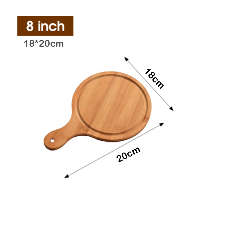 8/10/12/14 Inch Wooden Pizza Plate for Charcuterie Cheese Dishes Pizza ...