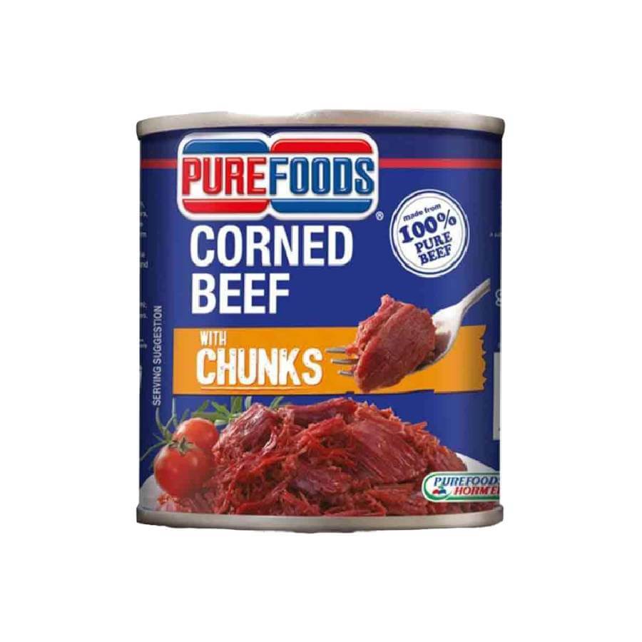 Purefoods Corned Beef with Chunks (210g) | Lazada PH