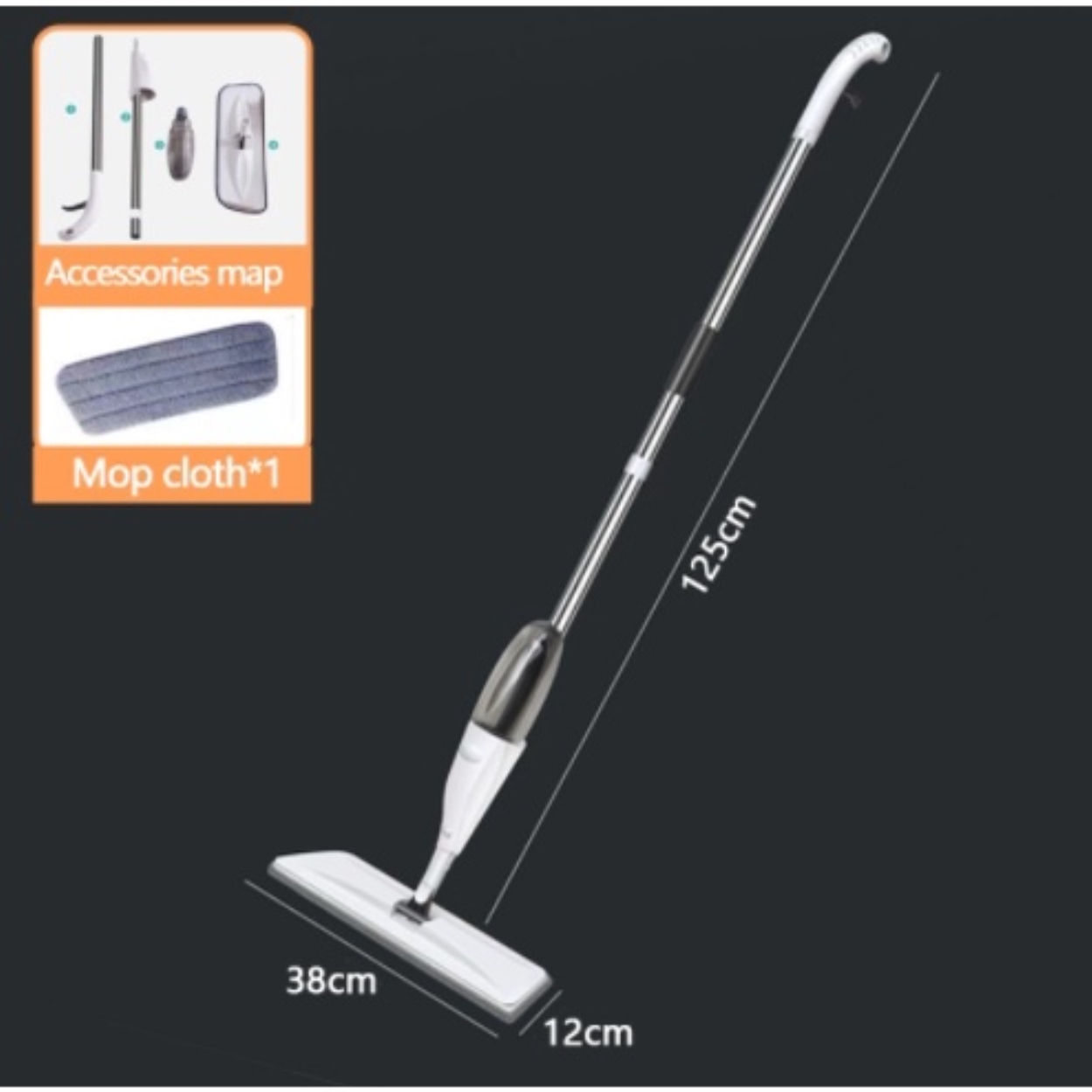 【COD】 MUJU Mop Rotates 360 degrees to remove body hair Can be dragged ...