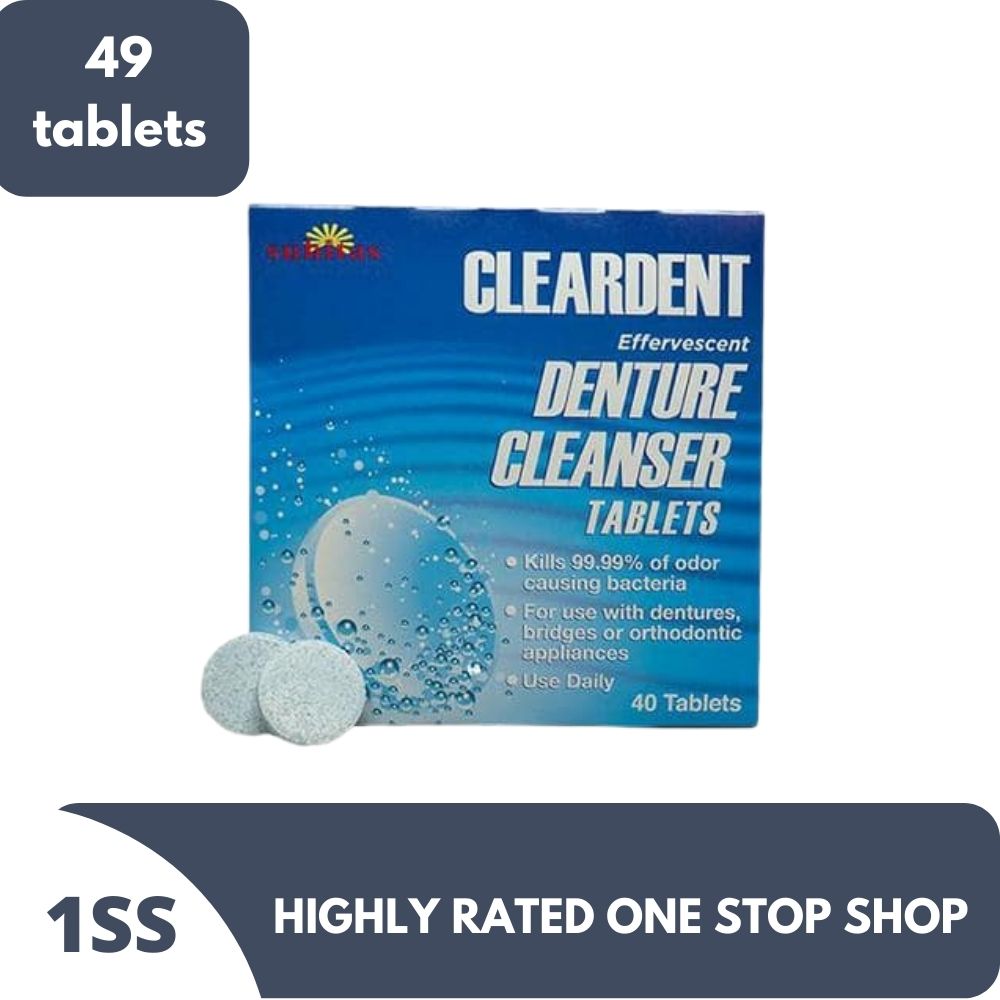 Suhitas Effervescent Denture Cleanser Tablets 40 pcs | Lazada PH
