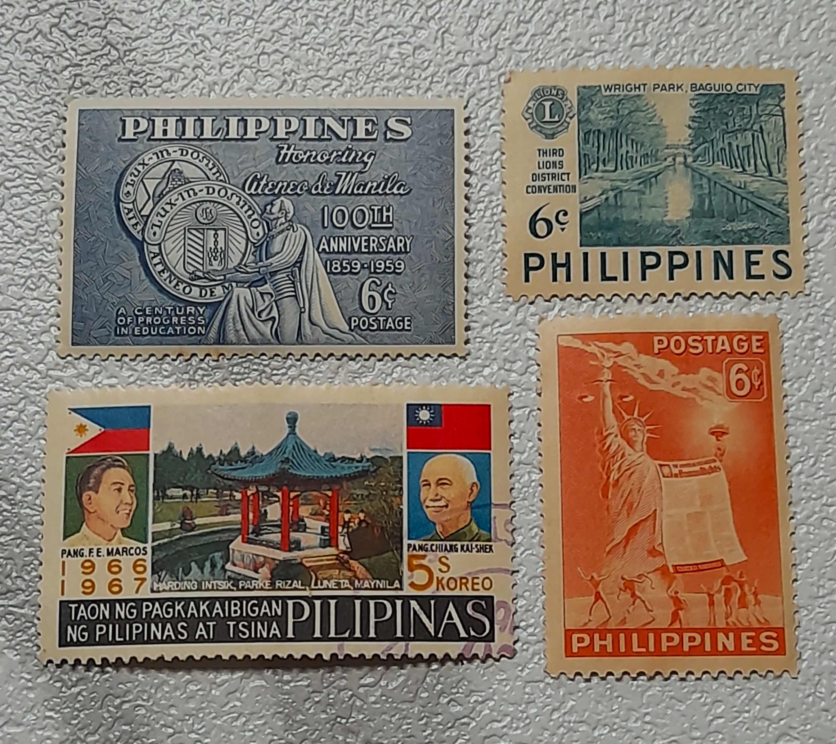 Philippine Postage Stamp set (Original): Years of friendship between ...