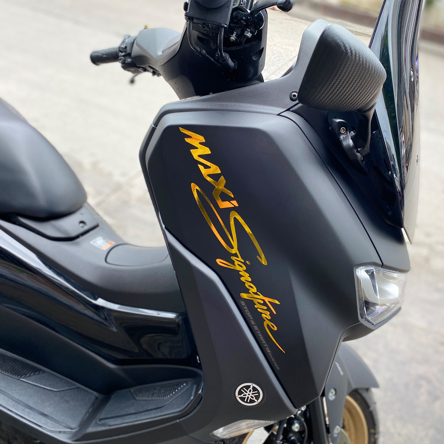 Nmax Side faring sticker Maxi Signature | Lazada PH