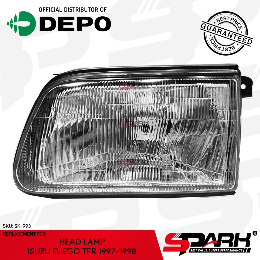 Head Light Head Lamp Headlight Isuzu Fuego 1997 - 1999 Isuzu TFR 1997 - 1999 DEPO Taiwan | Lazada PH