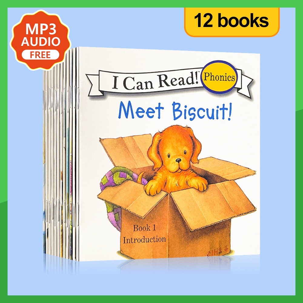 12 Books/set I Can Read Phonics Pete cat Little Critters English ...