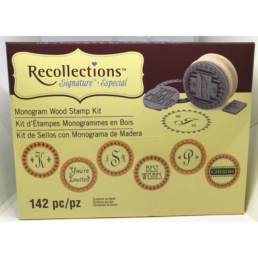 Recollections Monogram Wood Stamp Kit | Lazada PH
