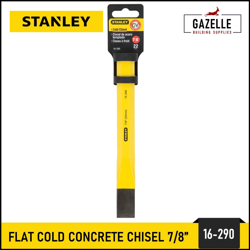 【READY STOCK】 ♙Stanley Flat Cold Concrete Chisel 12 58 34 78 1 - 16-287 ...